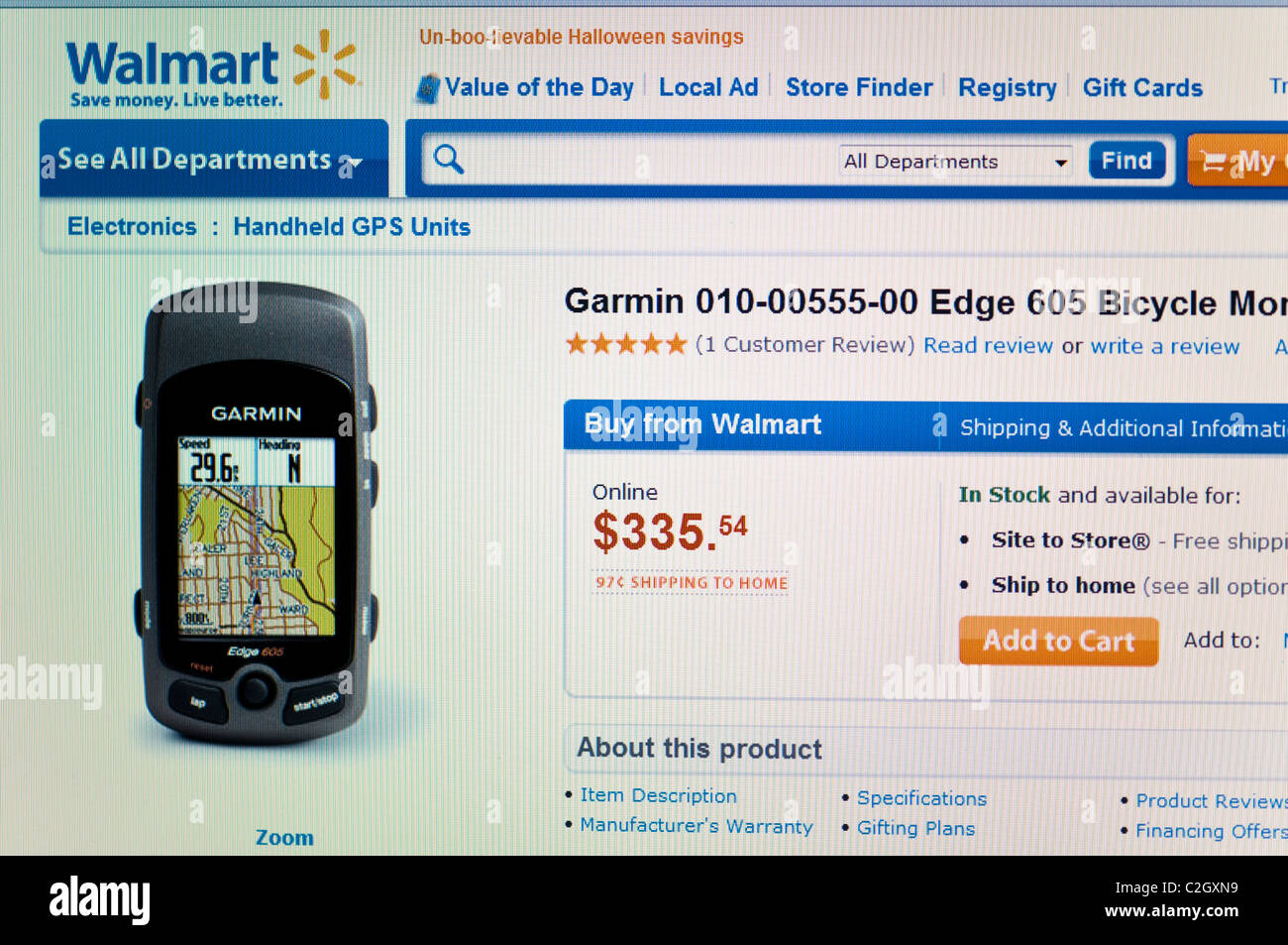 Walmart website screenshot Stock Photo - Alamy