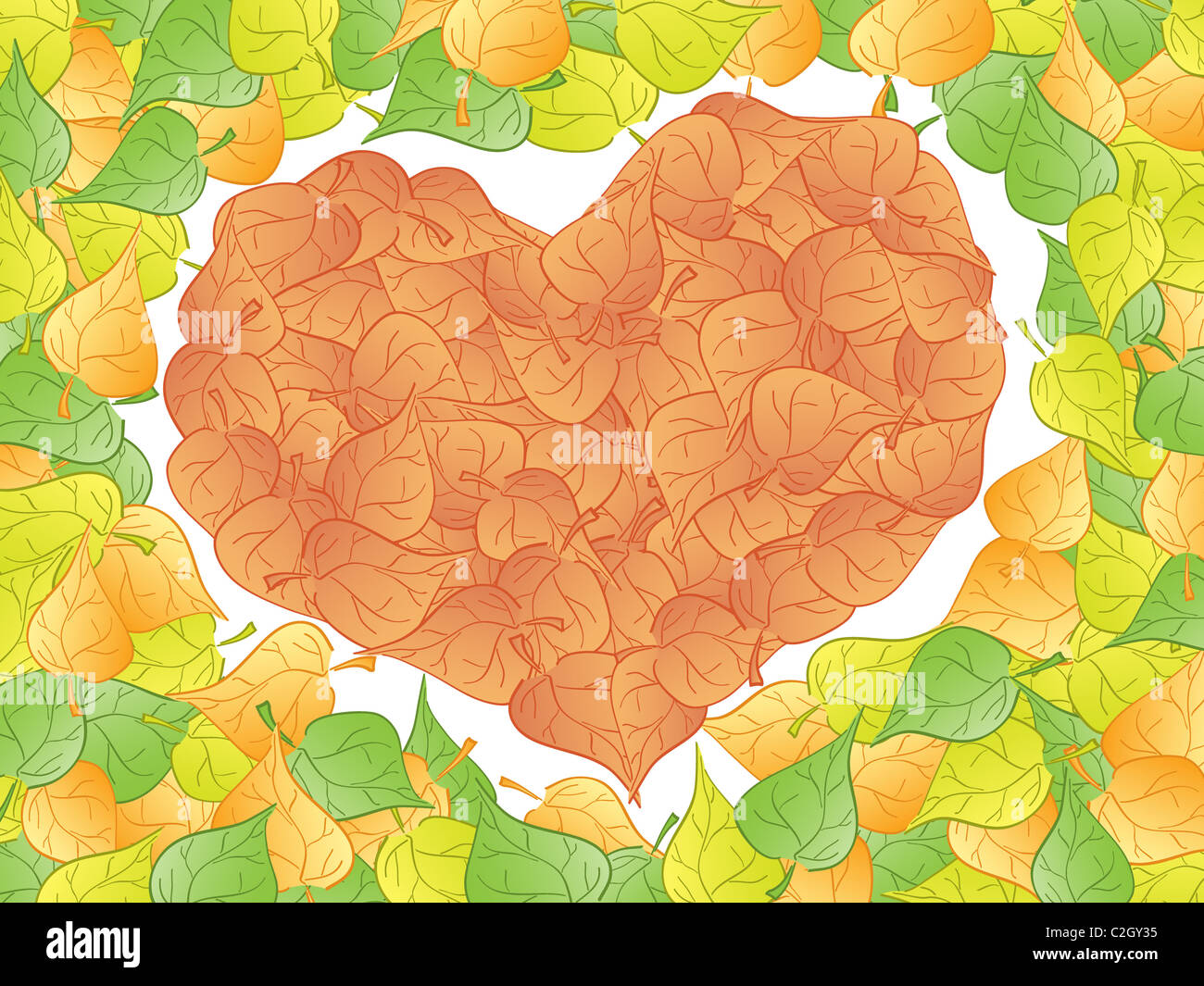 heart leaf abstract Stock Photo - Alamy