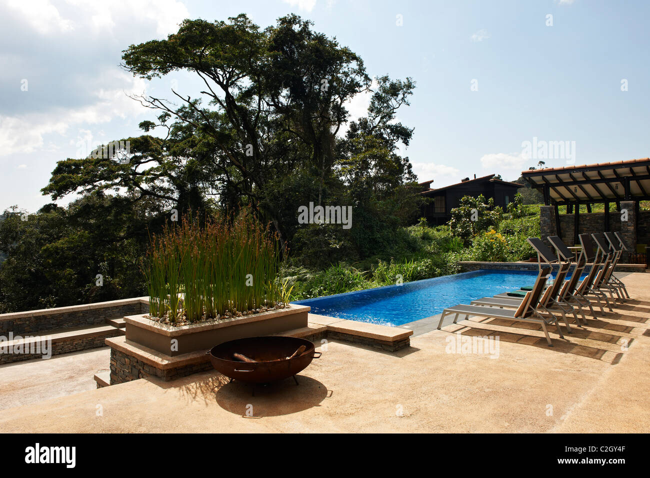 swimming pool in five star luxury Nyungwe Forest Lodge, Parc National ...
