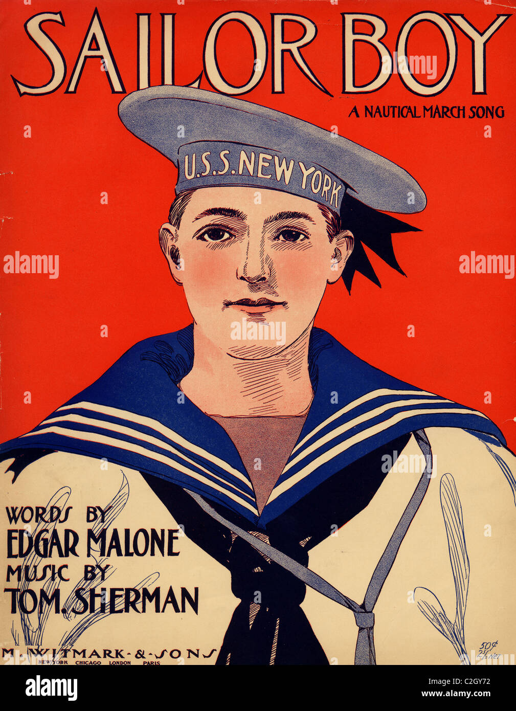 Sailor Boy - A Nautical March Song Stock Photo - Alamy