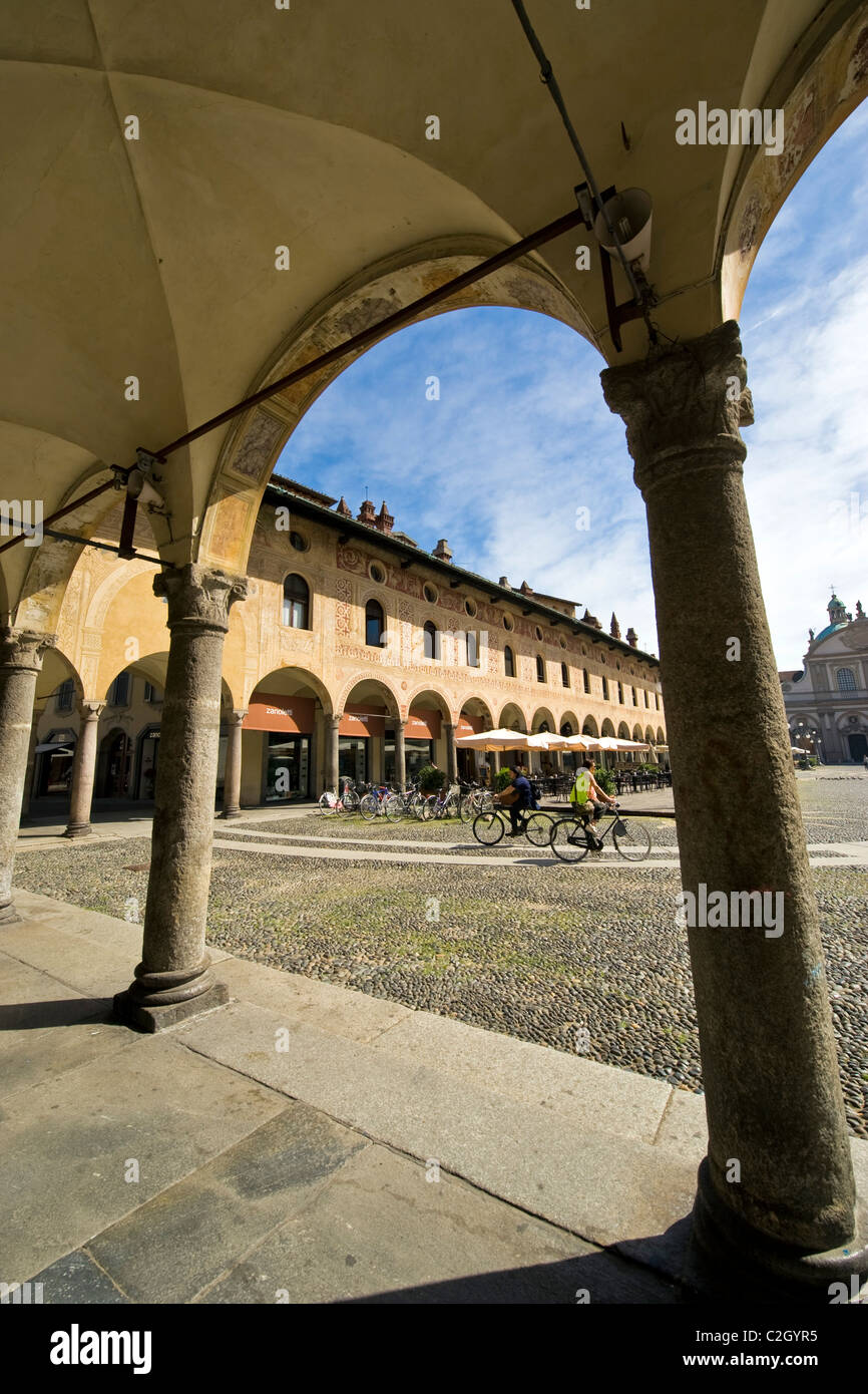 Piazza Ducale, Vigevano, Italy Stock Photo - Alamy