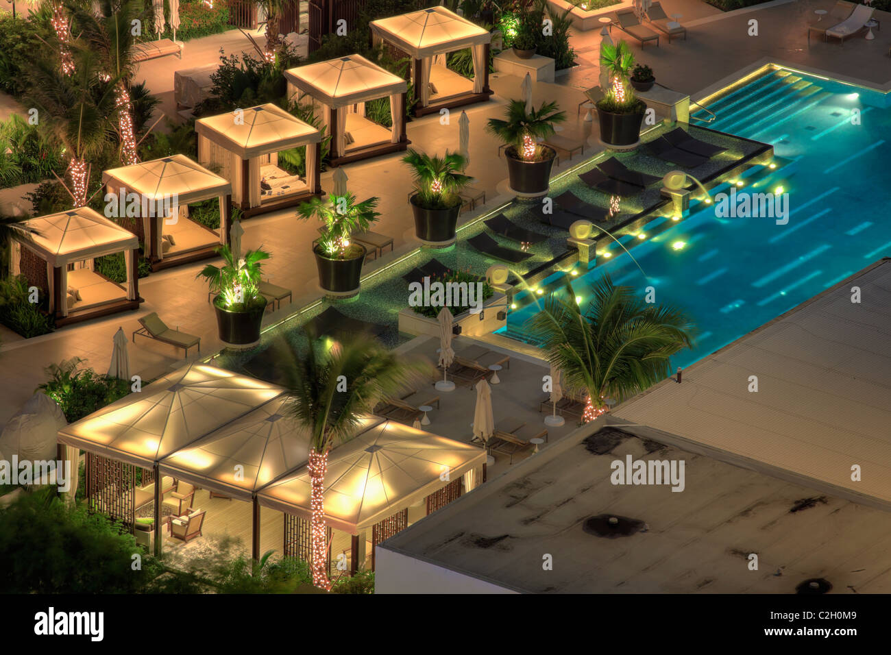 Luxury hotel,swimming pool,aerial hi-res stock photography and images ...