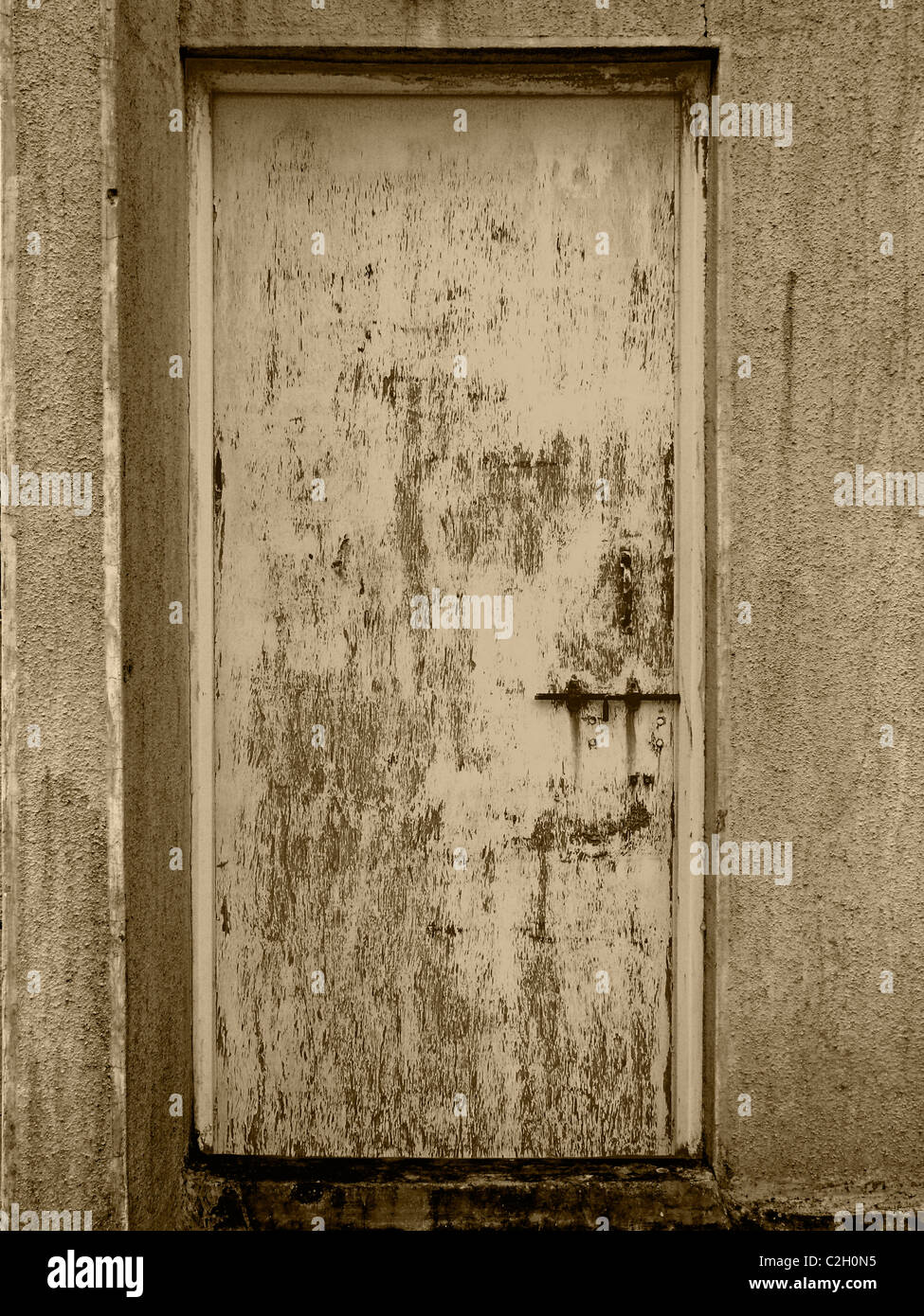 Old, Damaged Wooden door Stock Photo - Alamy