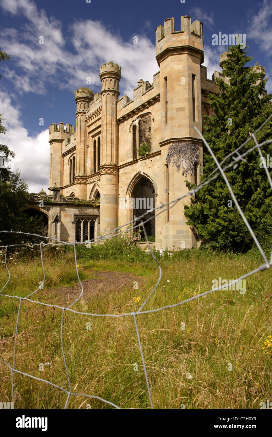 Ruin of Crawford Priory Fife Scotland Stock Photo - Alamy