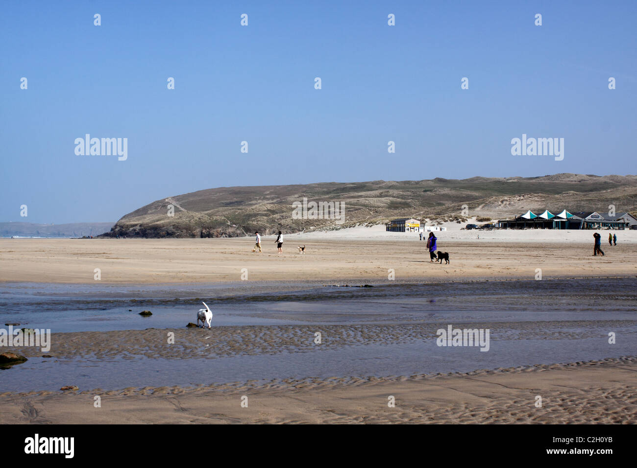 Perranporth beach hi-res stock photography and images - Alamy