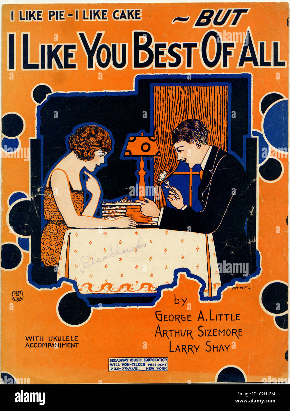 I Like Pie, I Like Cake but I like you best of all Stock Photo - Alamy