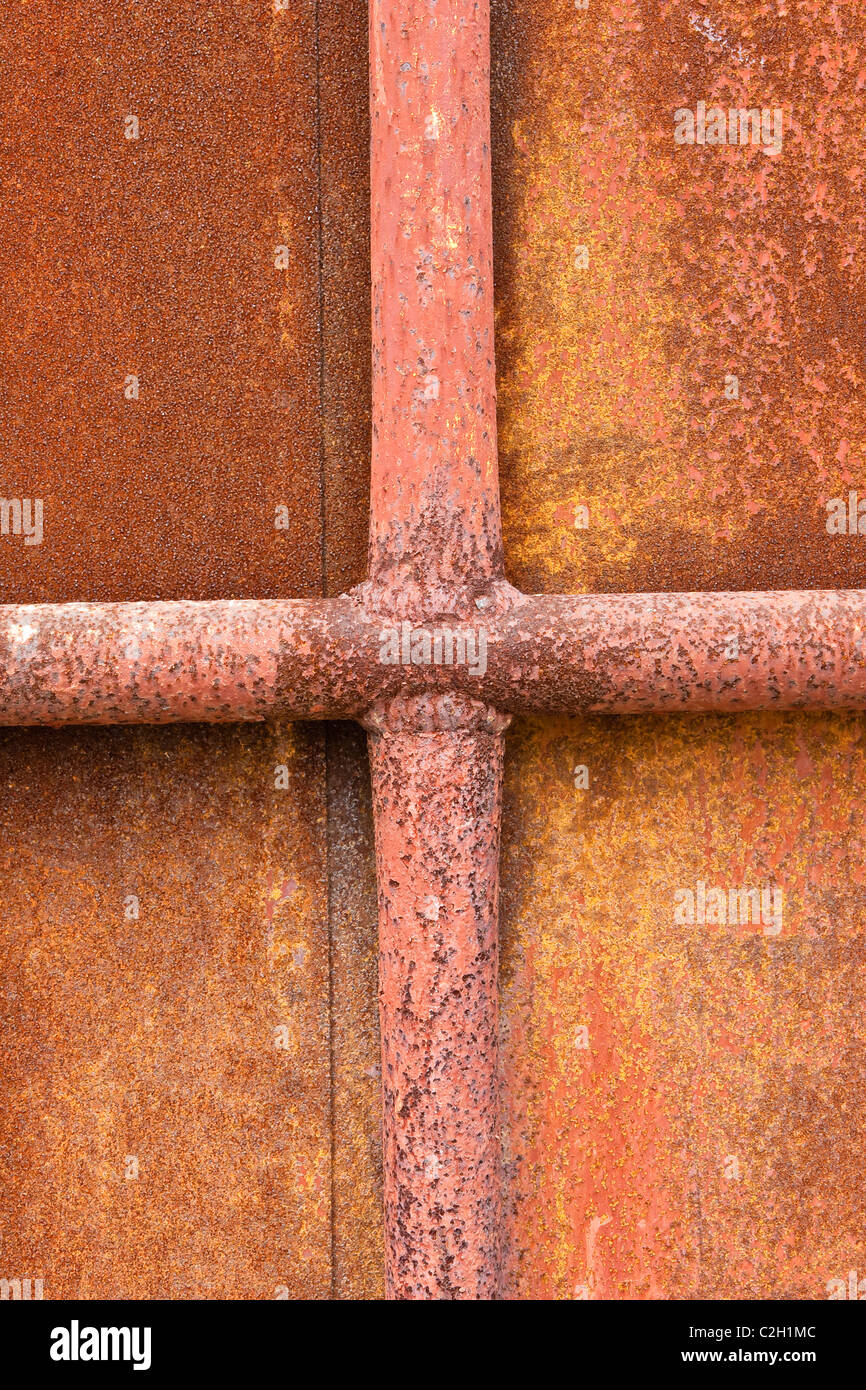 rusty metal door Stock Photo - Alamy