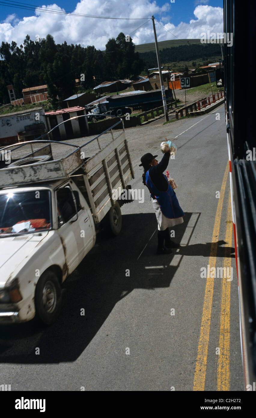 Bus Travel Peru Stock Photo - Alamy