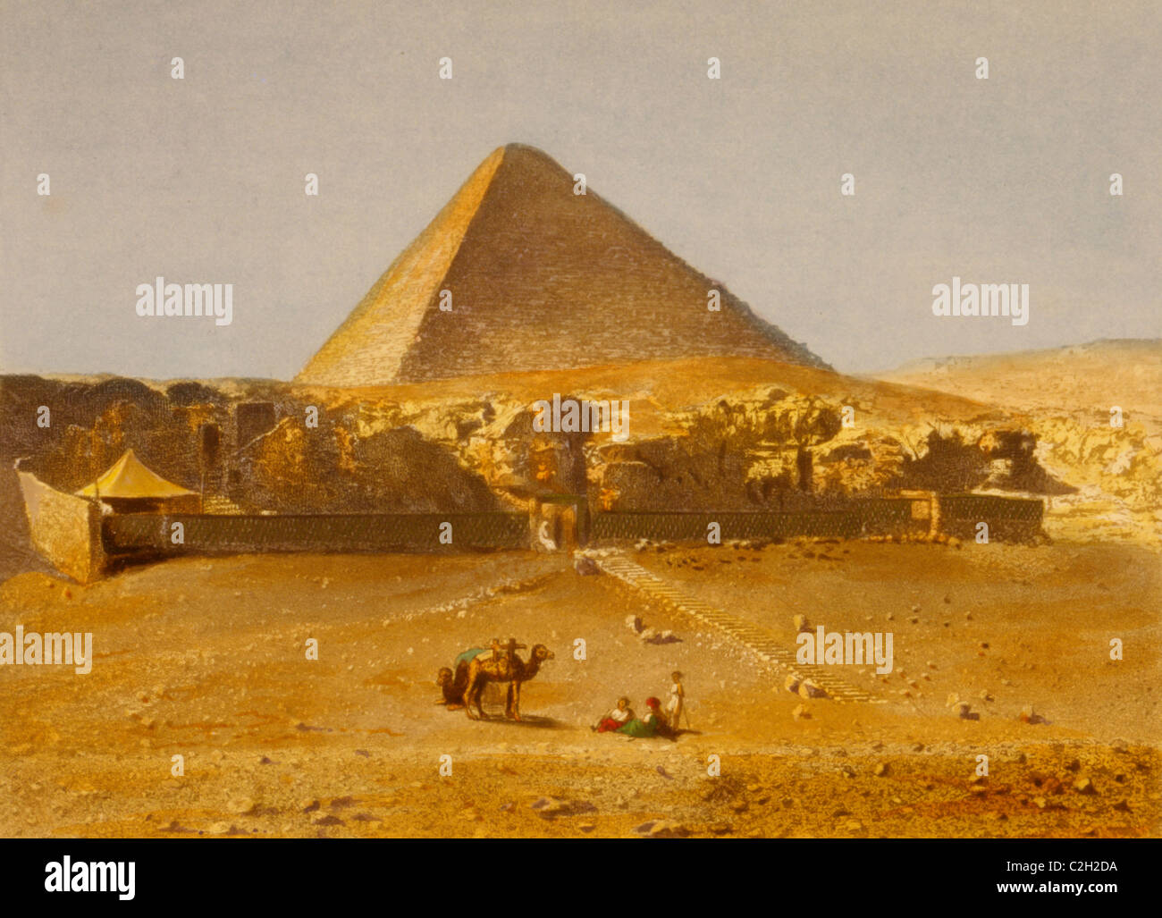 Pyramid of Cheops Stock Photo - Alamy