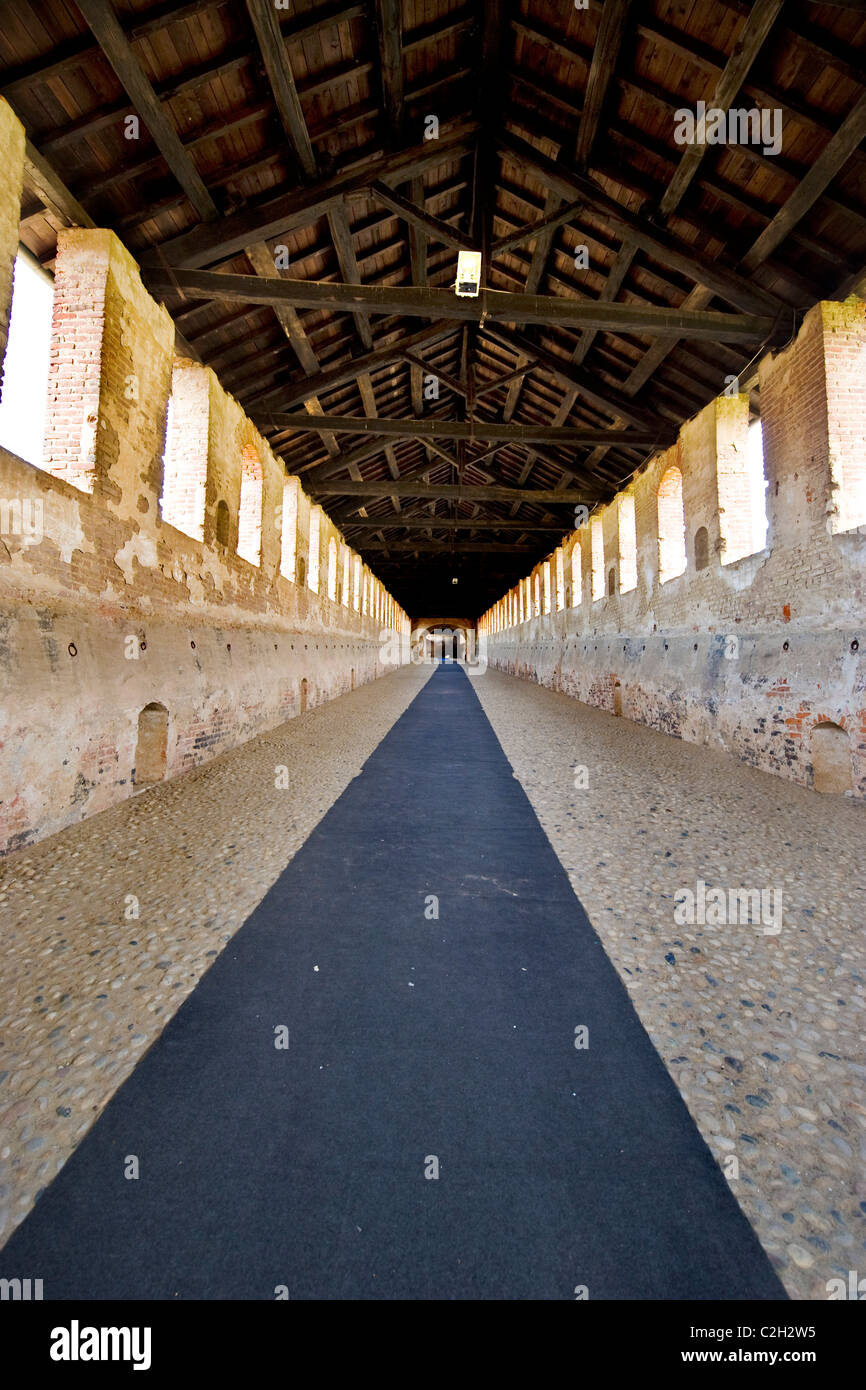 Sforzesco castle, Vigevano, Italy Stock Photo - Alamy