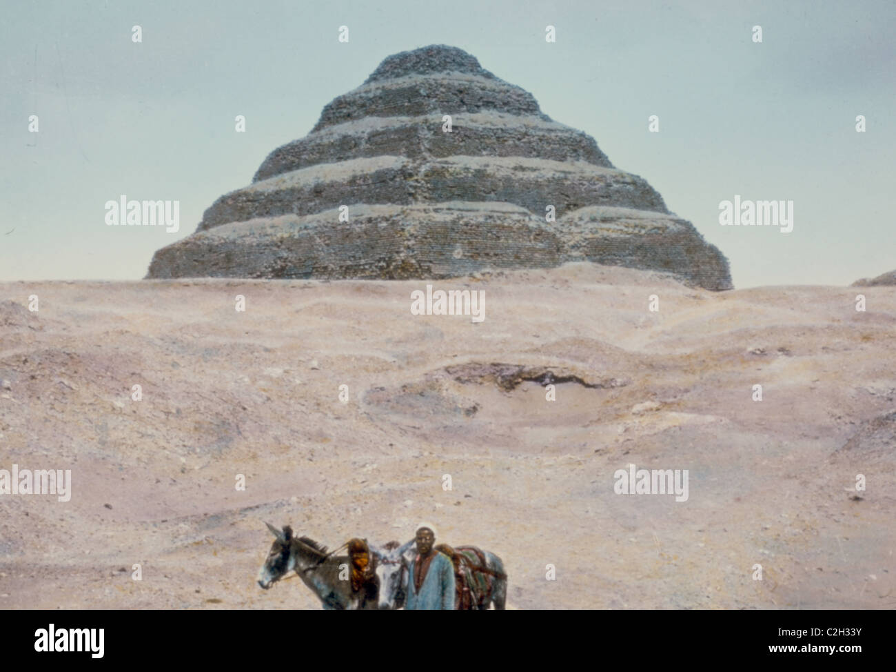 Pyramids. The Step Pyramid at Sakkara Stock Photo - Alamy
