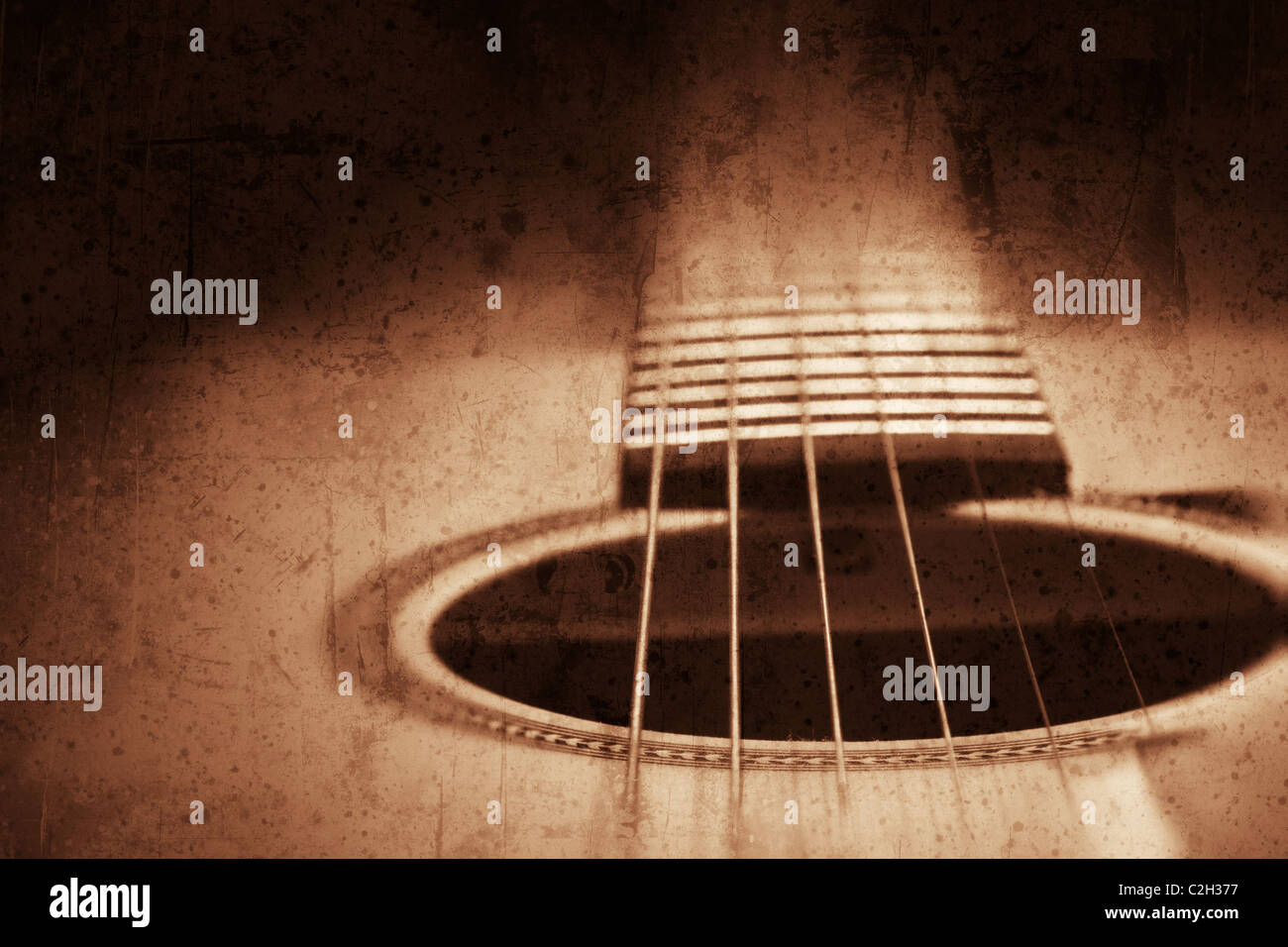 Grunge textured guitar background Stock Photo - Alamy