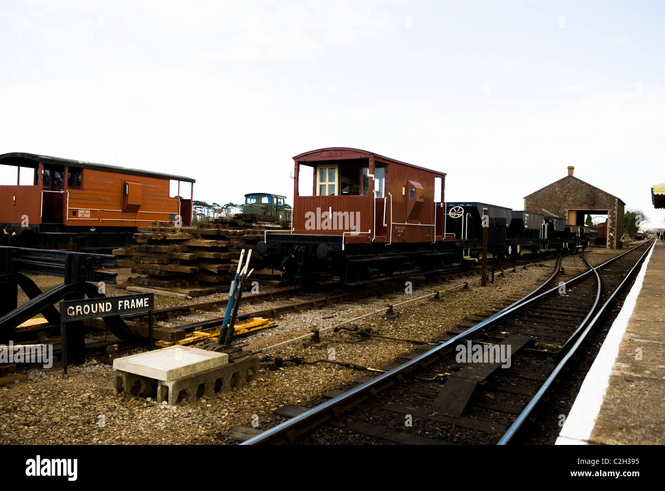 Dunster station hi-res stock photography and images - Alamy