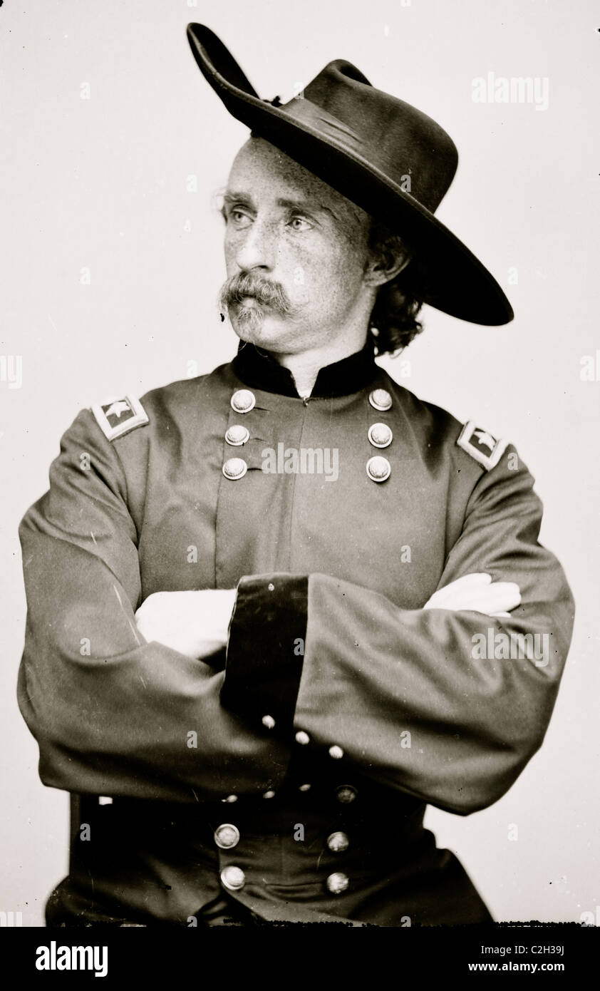 George custer cavalry hi-res stock photography and images - Alamy