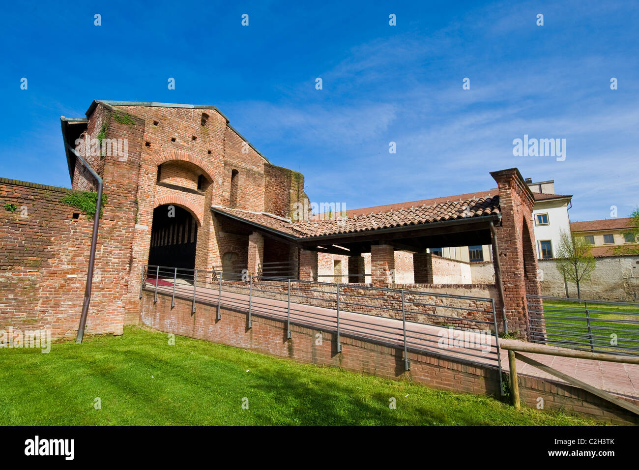 Sforzesco castle, Vigevano, Italy Stock Photo - Alamy