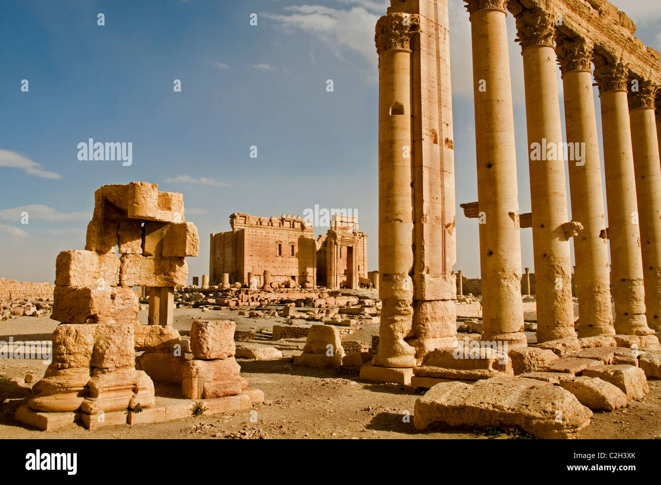 Temple of Bel 2 Cent Roman Palmyra Syria Syrian Museum Stock Photo - Alamy