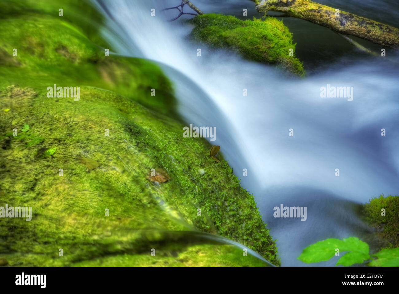 Beautiful small waterfall at Plitvice Lakes National Park , UNESCO ...