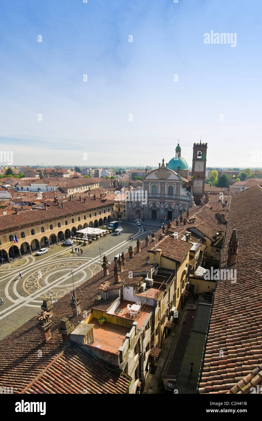 Piazza Ducale, Vigevano, Italy Stock Photo - Alamy