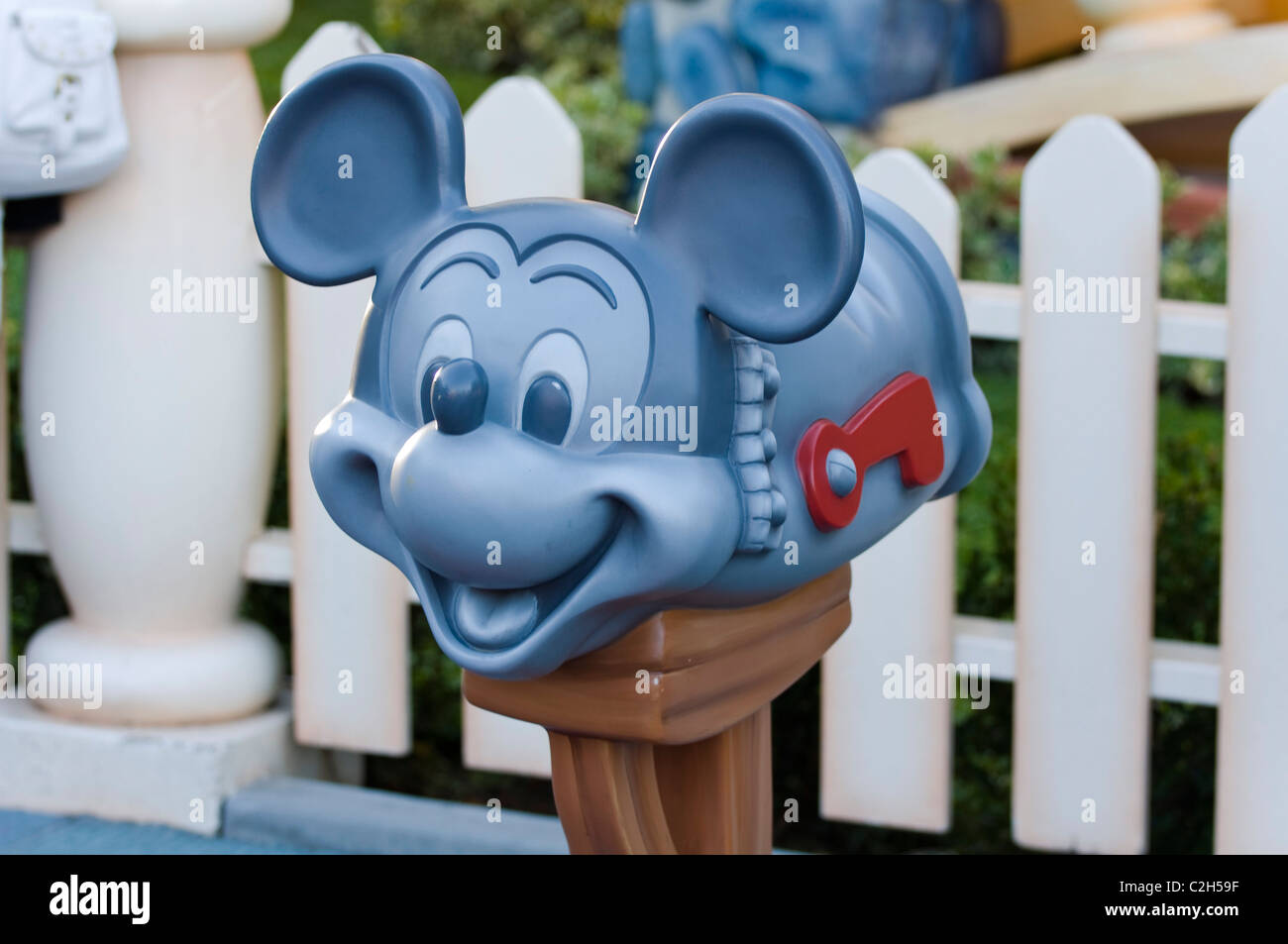 Mail Box at Disneyland Amusement Park in California USA Stock Photo - Alamy
