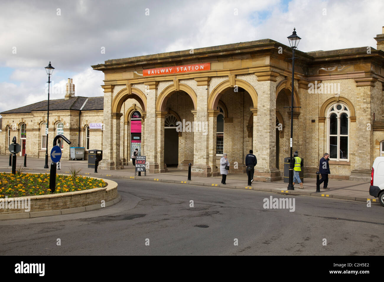 Railway station at Saltburn Stock Photo - Alamy