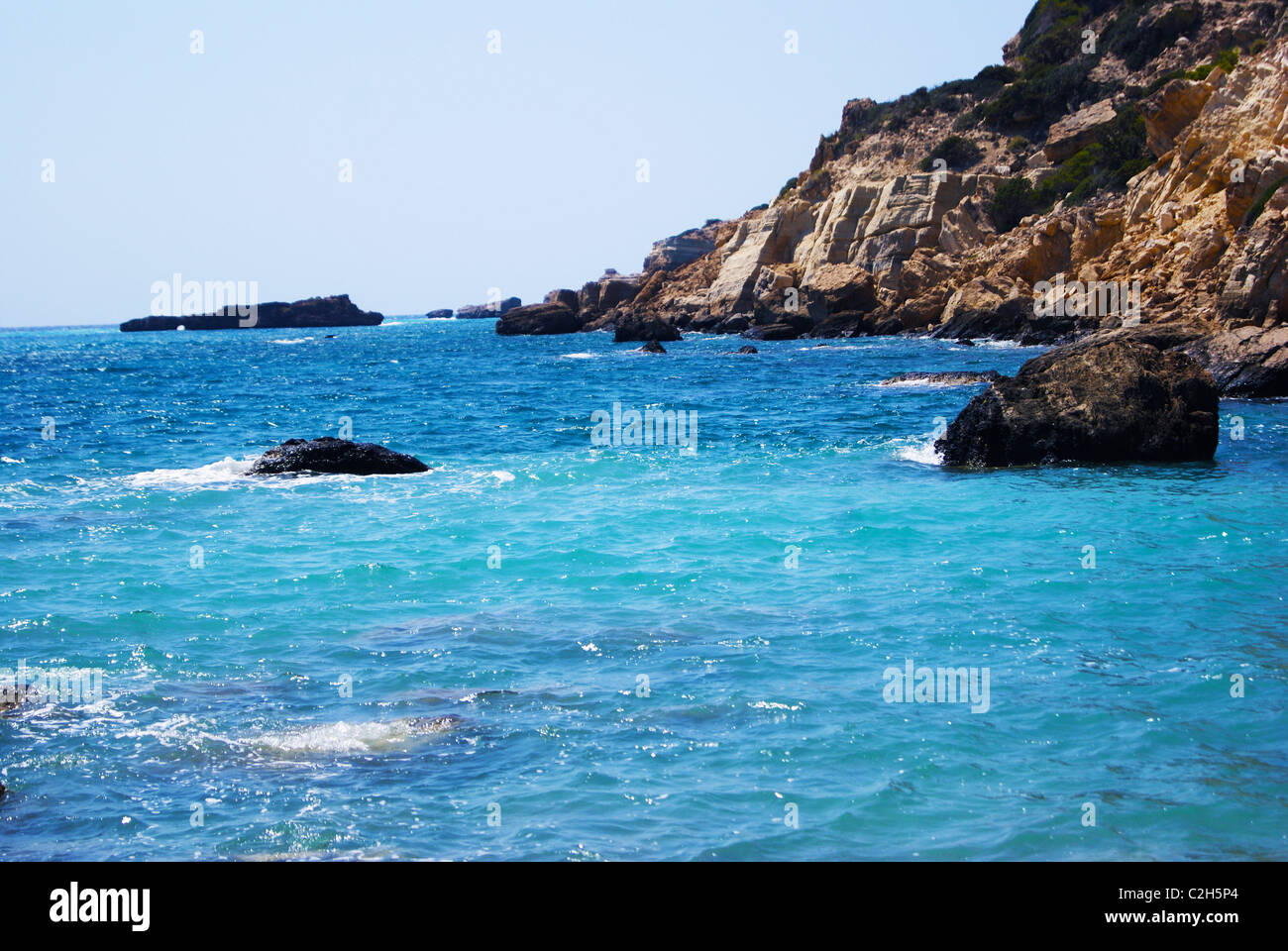 Wild nature in Rhodes Stock Photo - Alamy