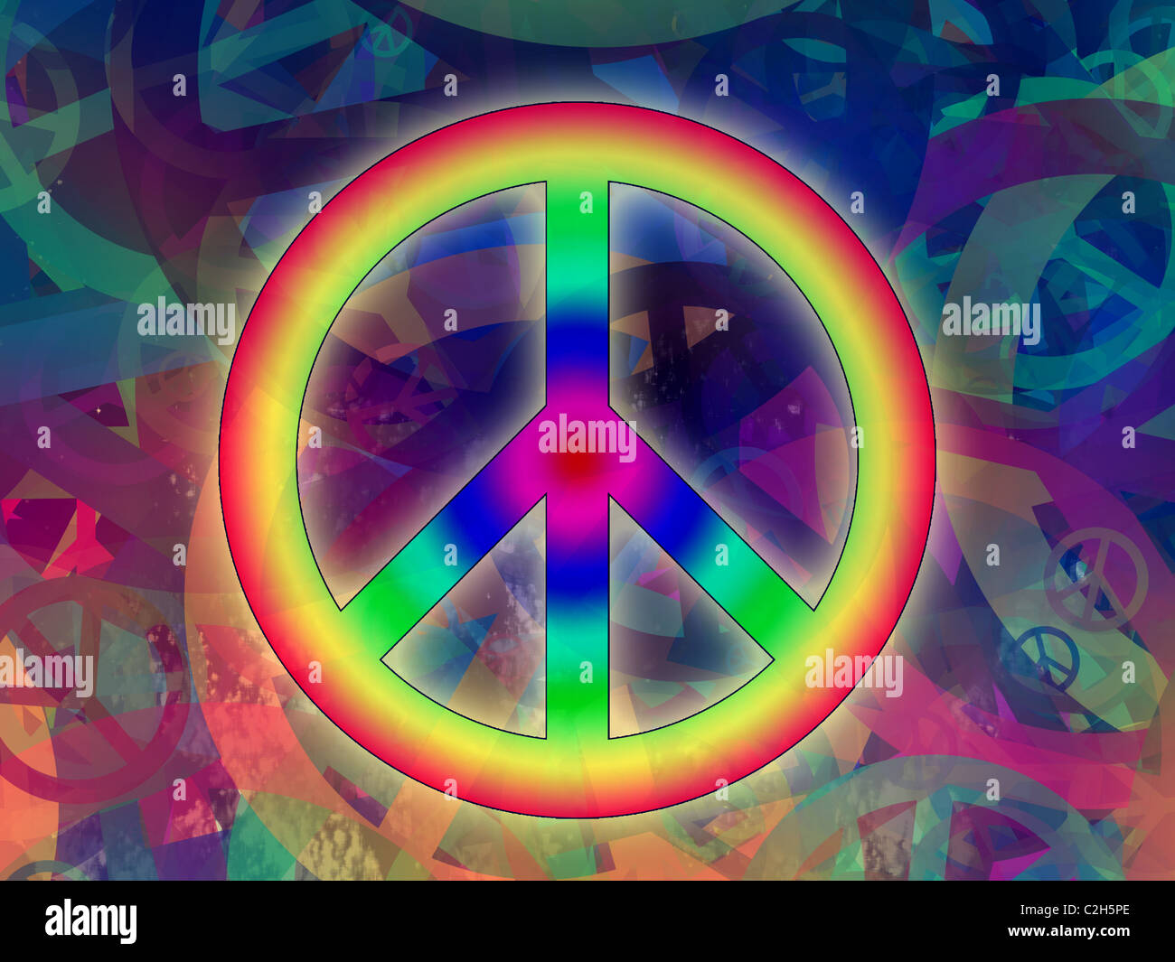 Colorful Peace Backgrounds For Computer