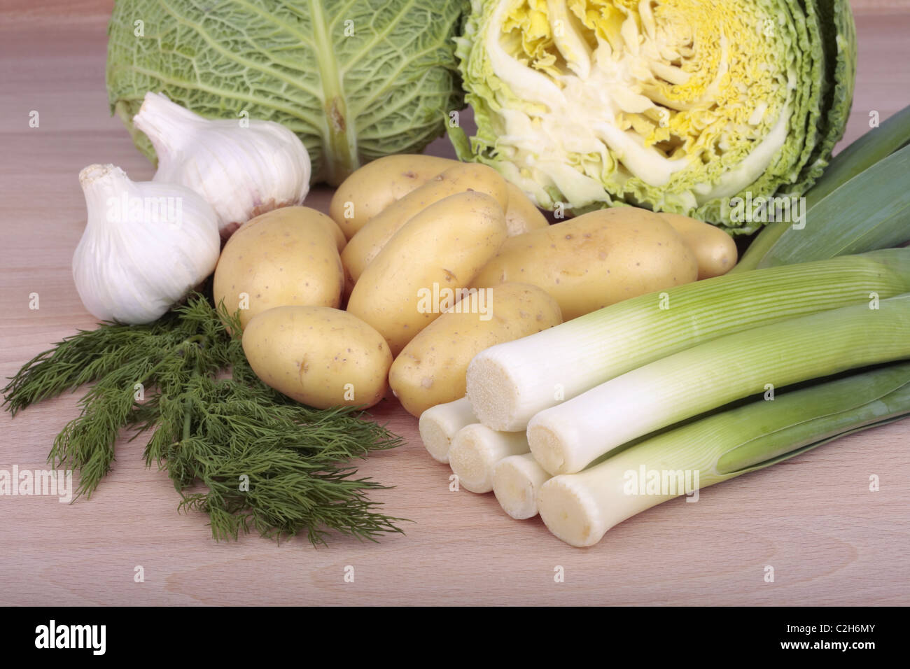 Mixed prepared vegetables Stock Photo - Alamy