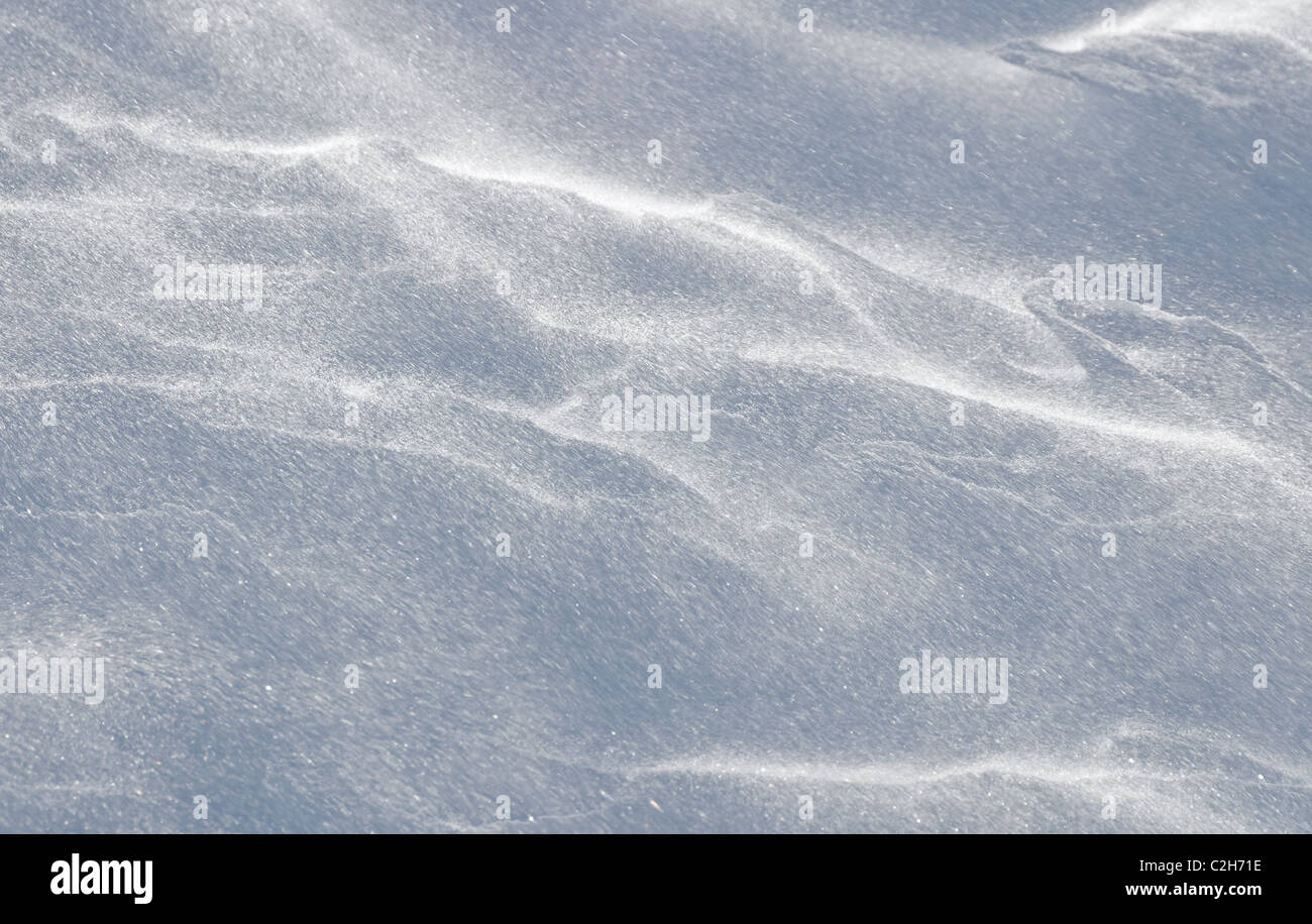 Snow patterns wind blown snow hi-res stock photography and images - Alamy