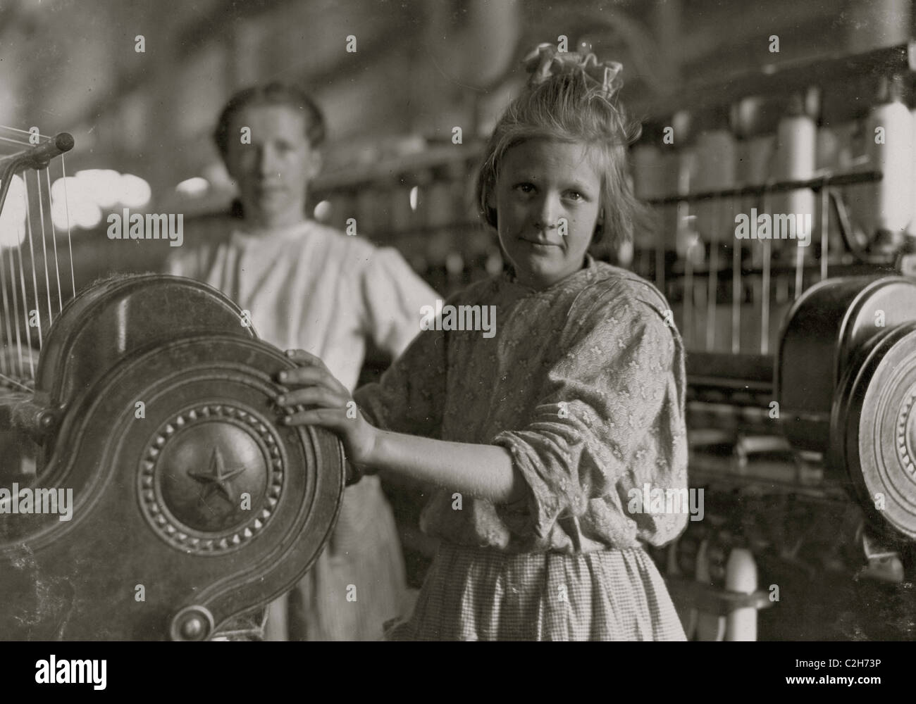 A typical Spinner Lancaster Cotton Mills, S.C Stock Photo - Alamy