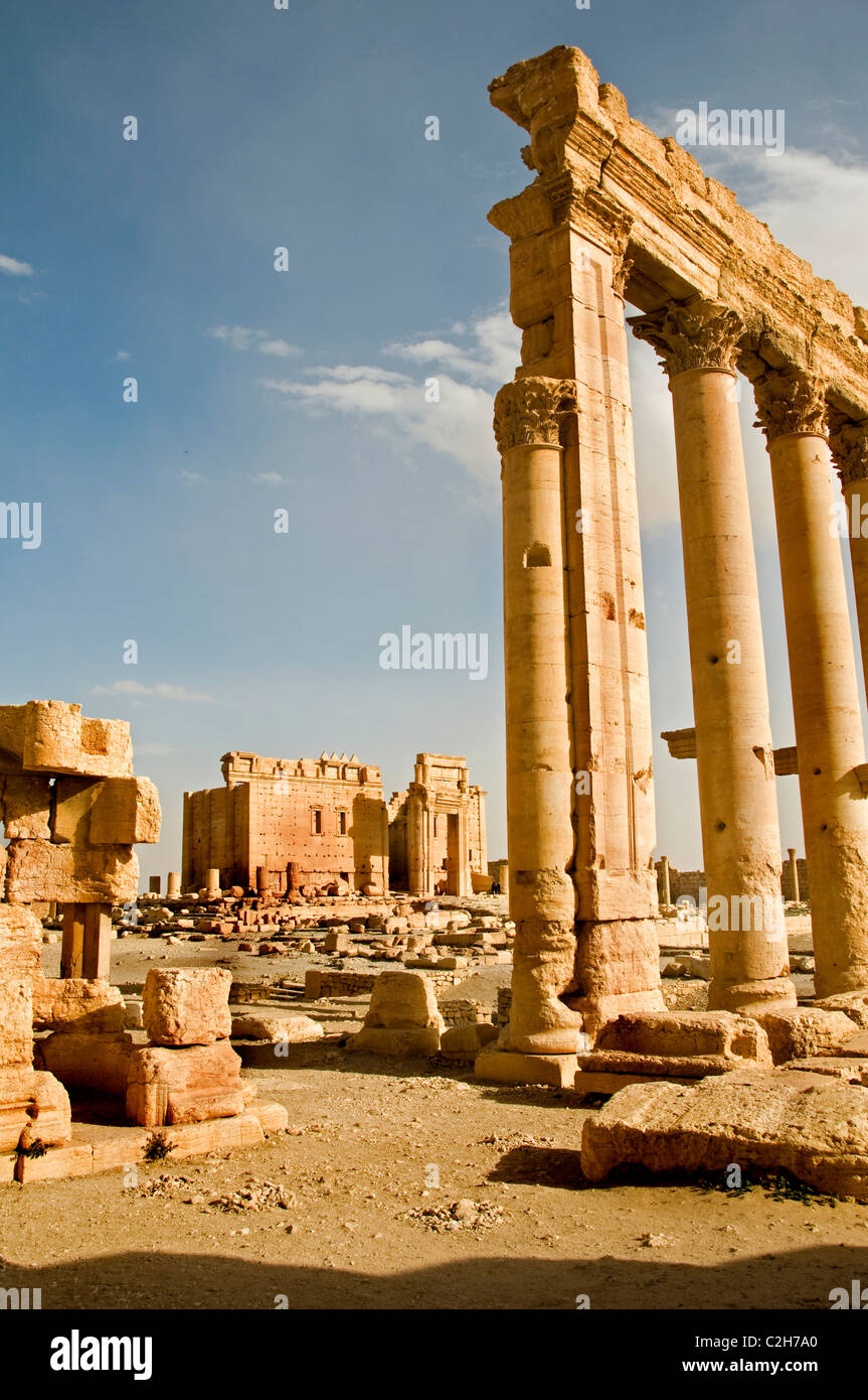 Temple of Bel 2 Cent Roman Palmyra Syria Syrian Museum Stock Photo - Alamy
