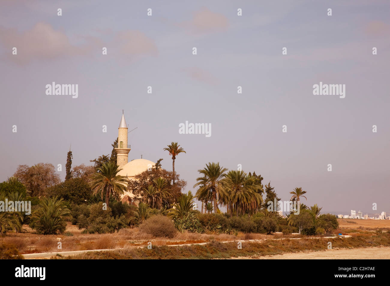 Hala Sultan Tekke Mosque, Larnaca, Cyprus Stock Photo - Alamy