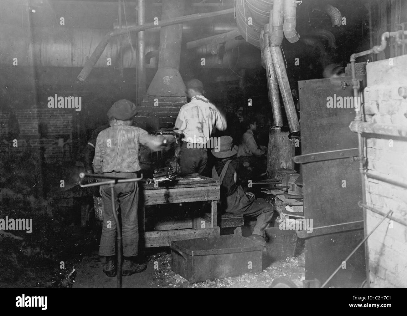 Glass furnace Black and White Stock Photos & Images - Alamy
