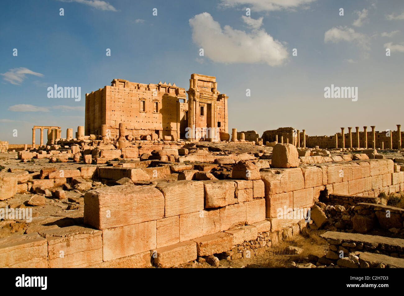 Temple of Bel 2 Cent Roman Palmyra Syria Syrian Museum Stock Photo - Alamy