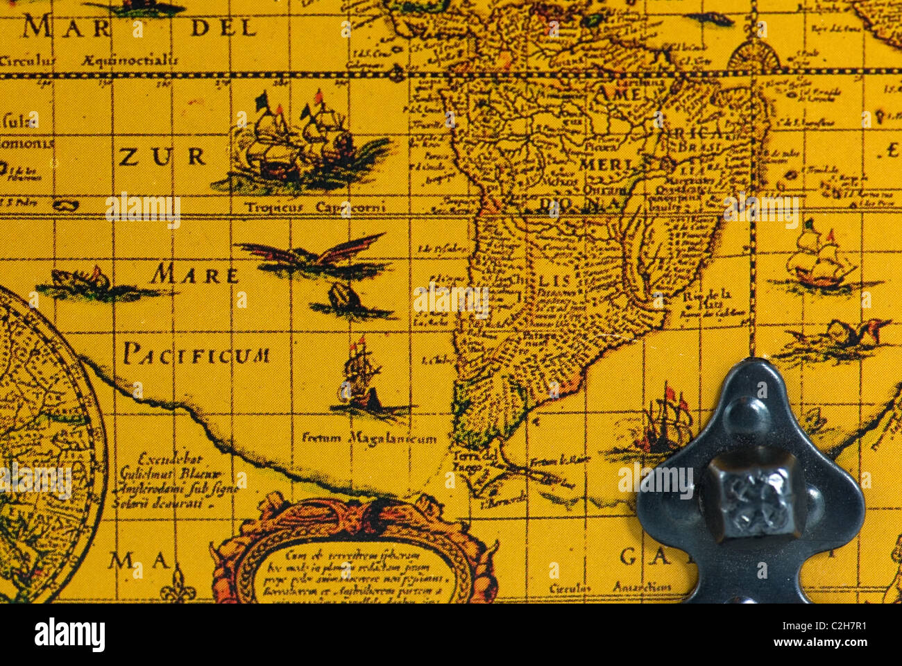 Very old world map Stock Photo - Alamy
