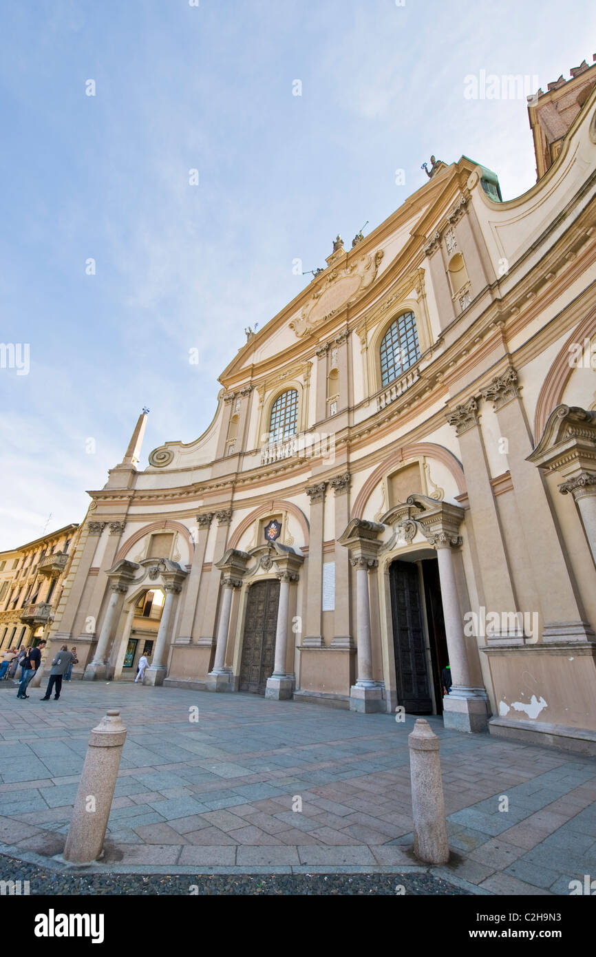 Cathedral st. Ambrogio, Piazza Ducale, Vigevano, Italy Stock Photo - Alamy