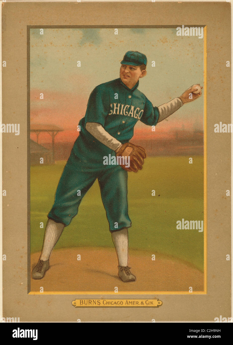 Bill Burns, Chicago White Sox, Cincinnati Reds Stock Photo - Alamy