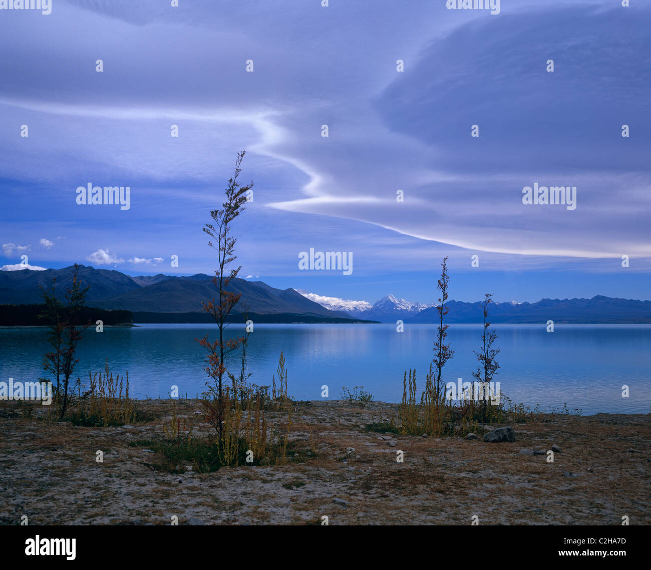 Lake Pukaki South Island New Zealand Stock Photo - Alamy