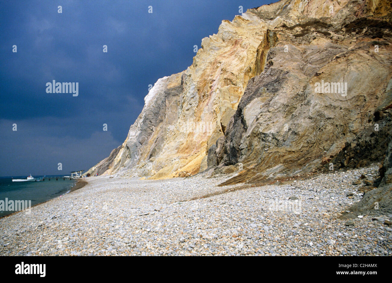 Alum Bay Isle Of Wight England Stock Photo - Alamy