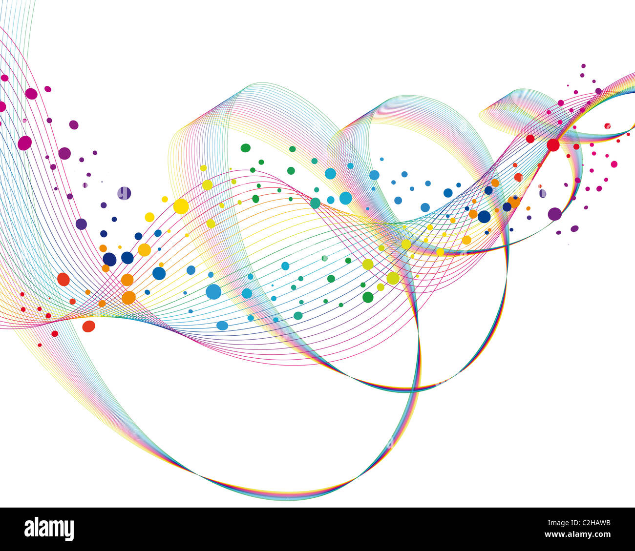 Colourful lines background for design use. Vector illustration Stock ...
