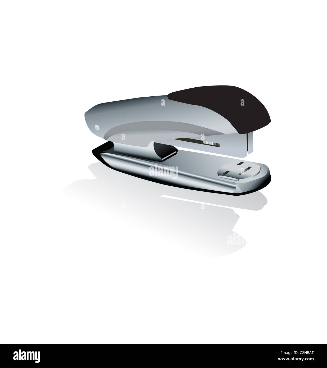 Vector illustration of staplers with dropped shadow Stock Photo - Alamy