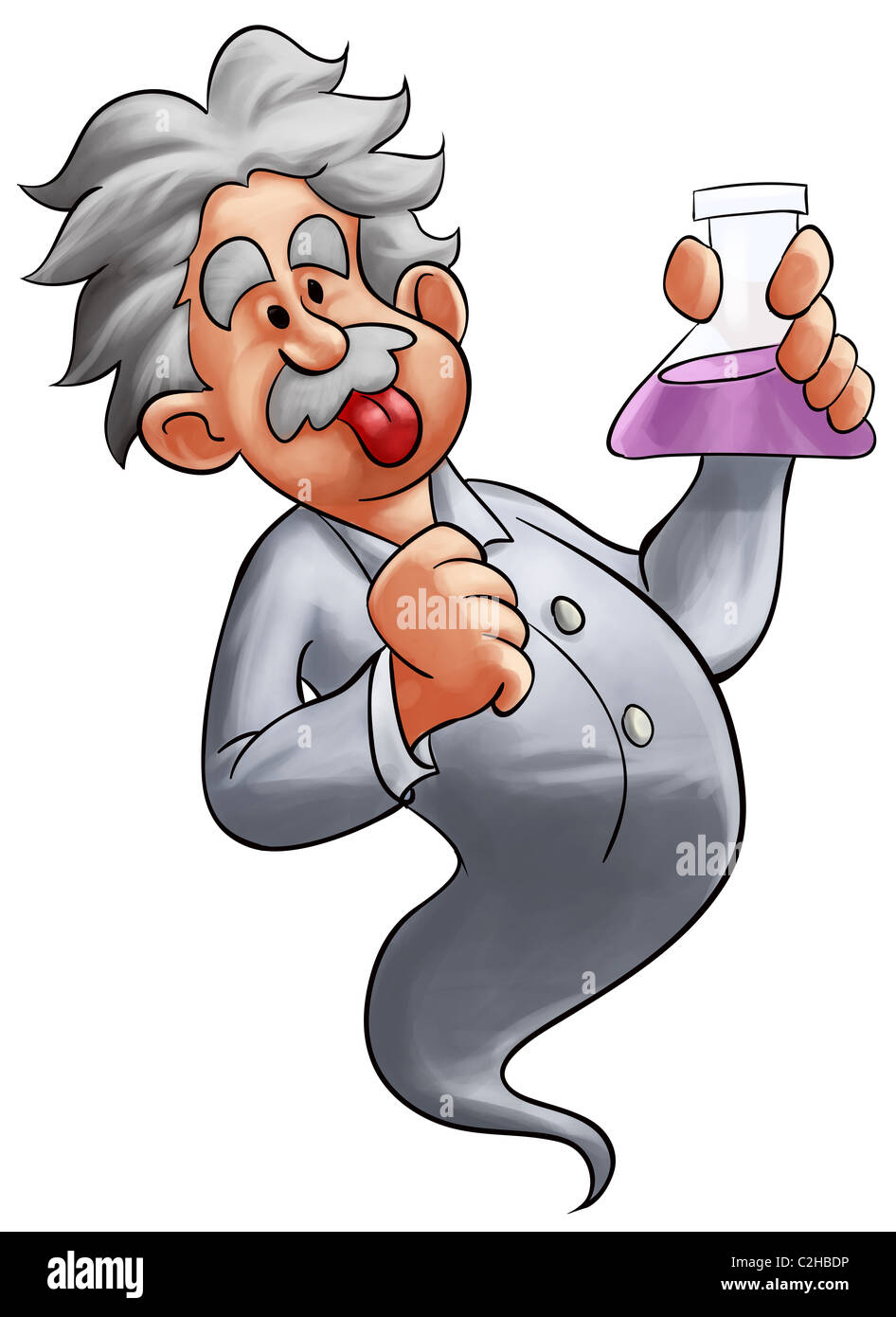 genius and a genie in the same body, he looks scientist Stock Photo - Alamy