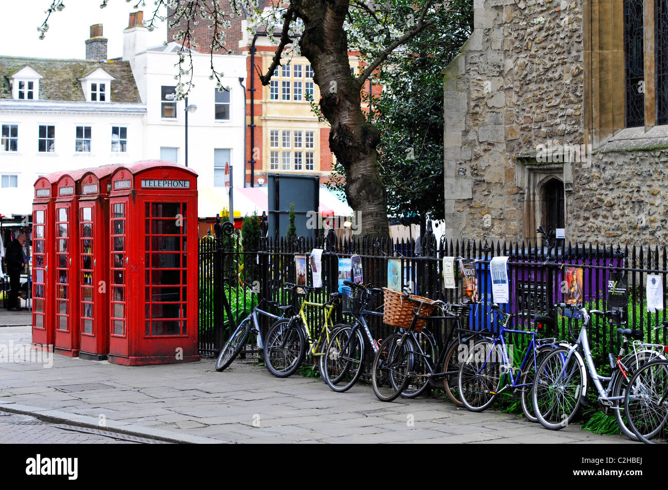 Bicycles in Cambridge, England Stock Photo - Alamy