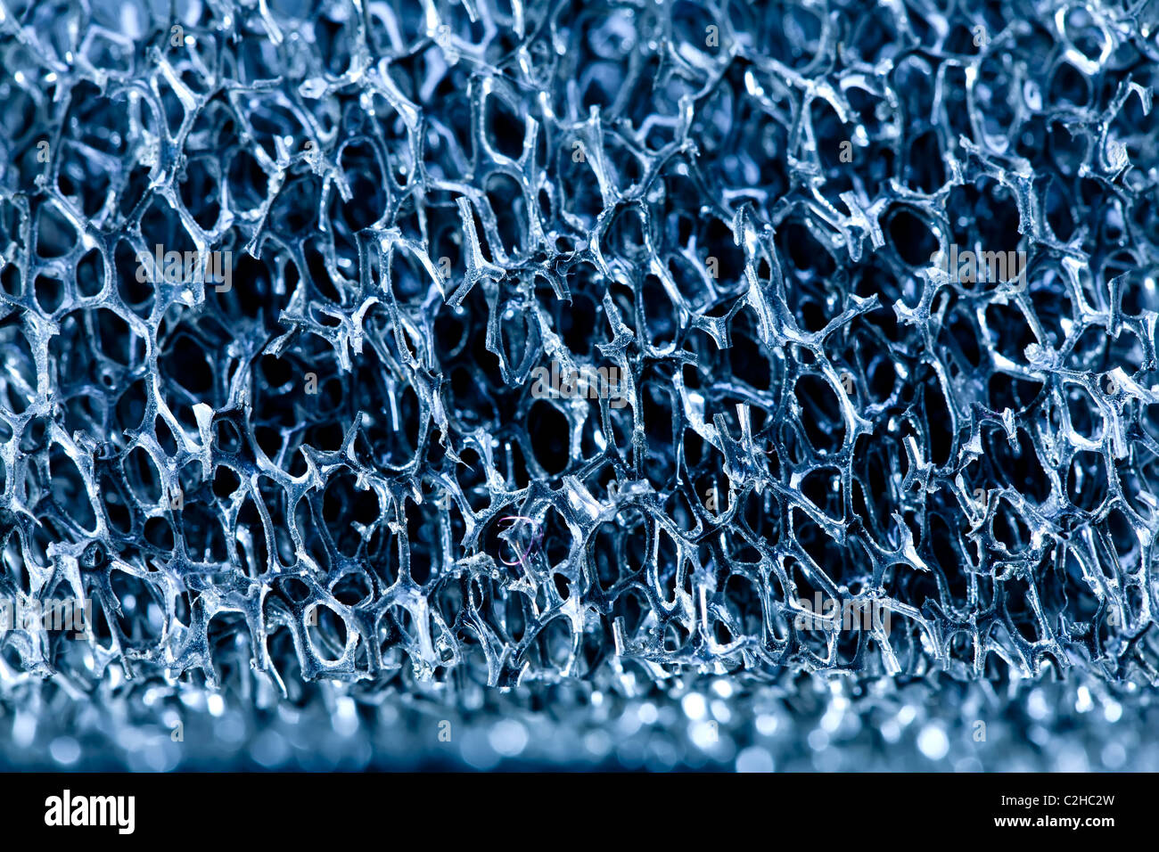 Extreme close-up shot of plastic sponge Stock Photo - Alamy