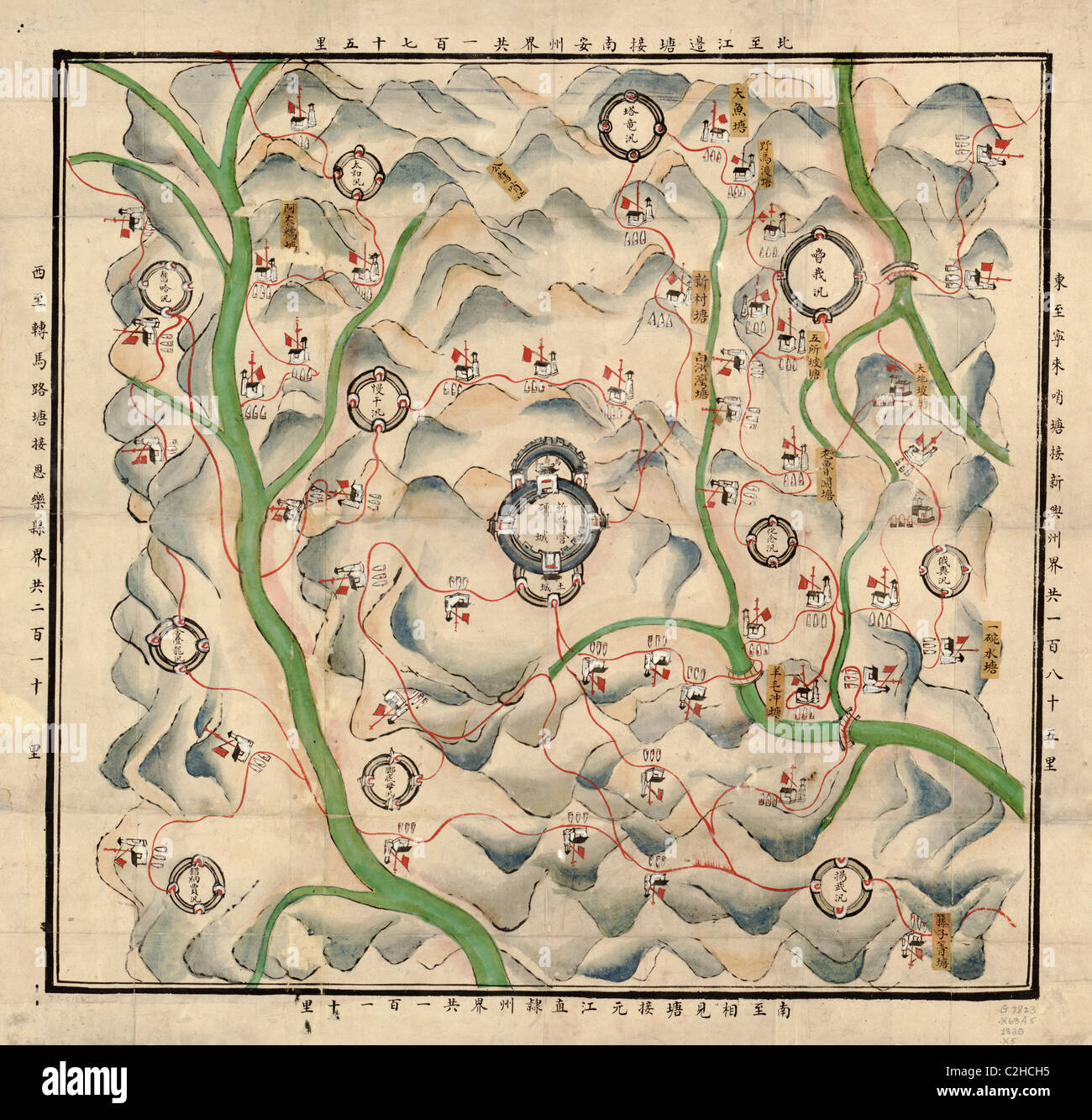 Fortress map hi-res stock photography and images - Alamy