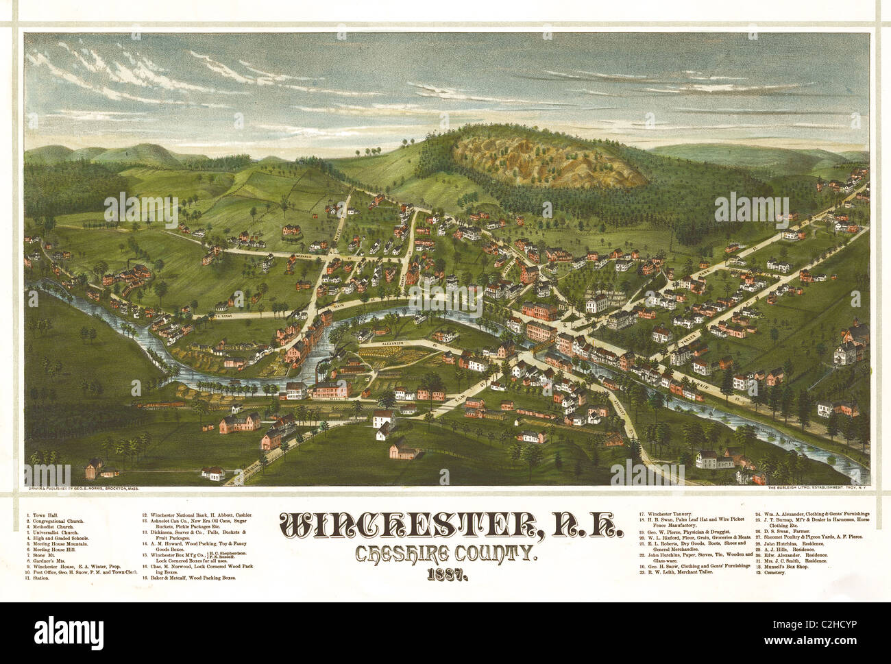 Winchester, New Hampshire Stock Photo - Alamy