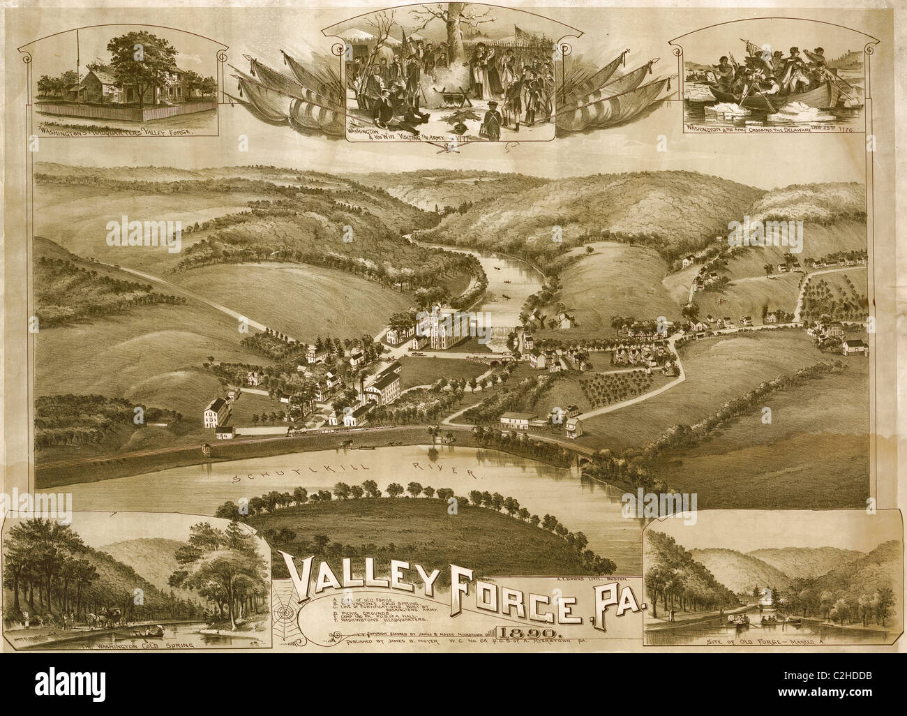 Valley Forge, Pa. 1890 Stock Photo - Alamy