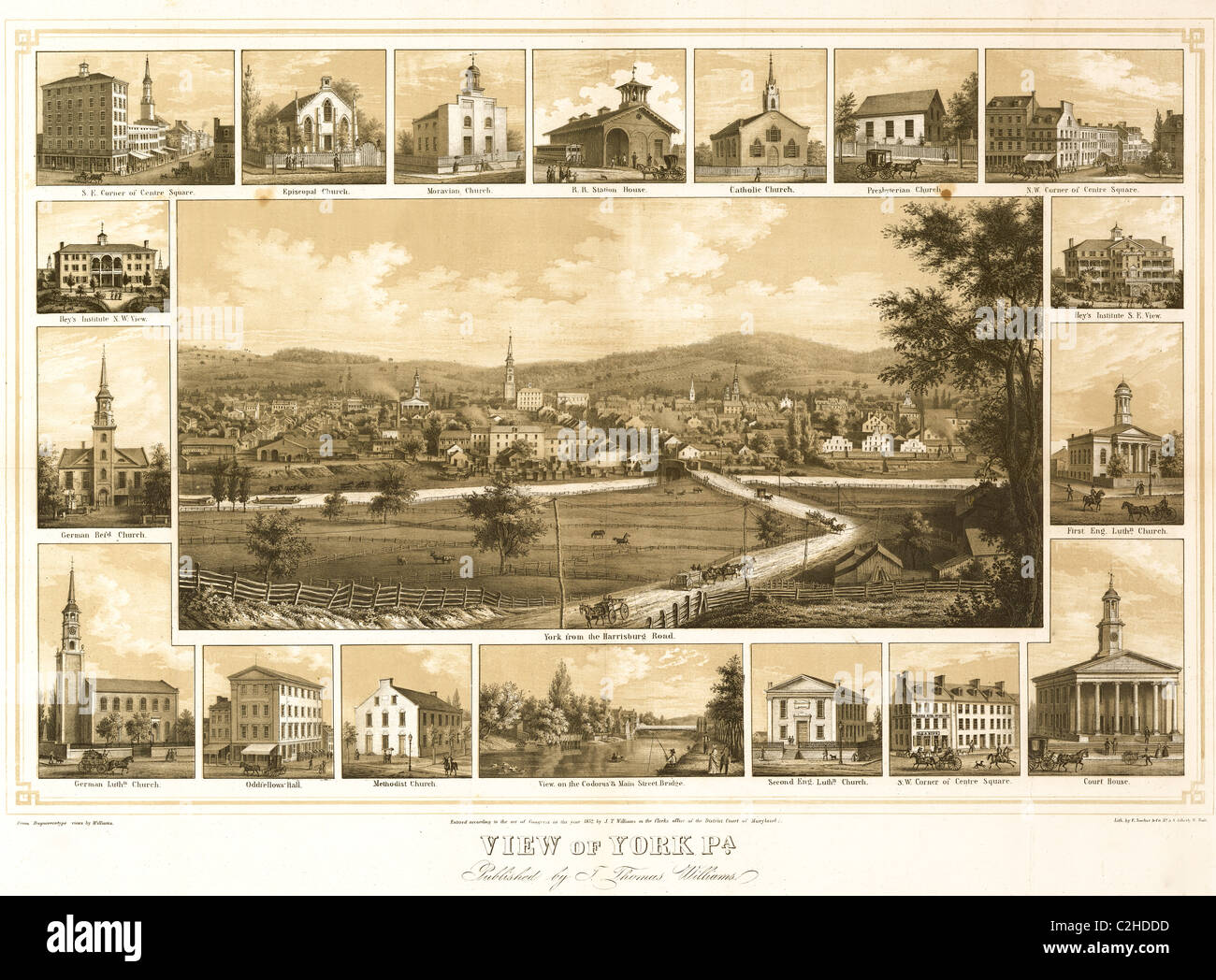 View of York, Pennsylvania Stock Photo - Alamy