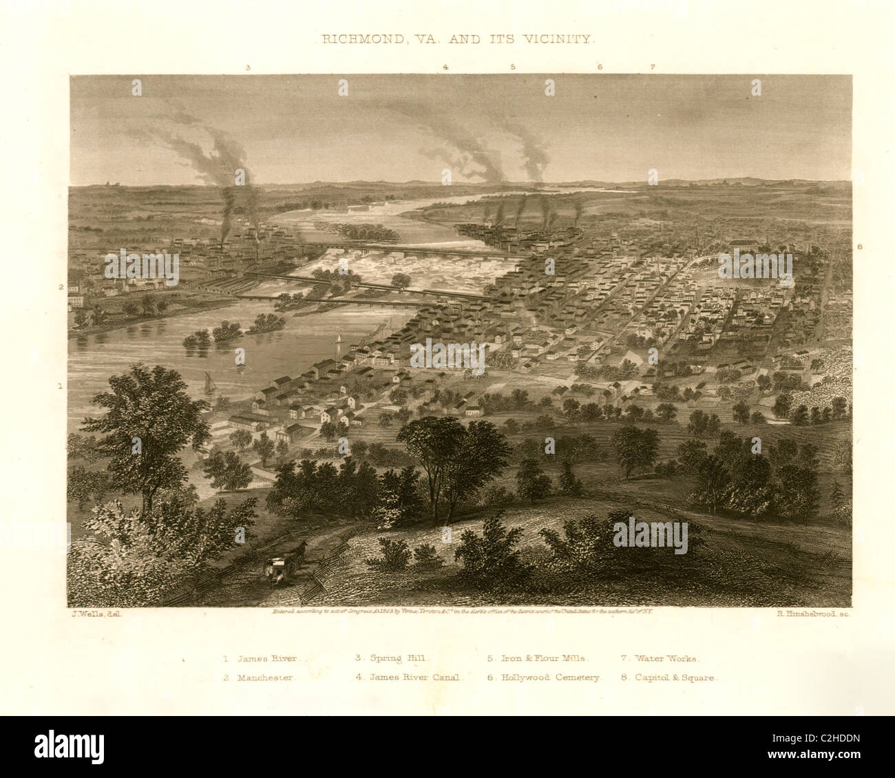 Virginia e map hi-res stock photography and images - Alamy