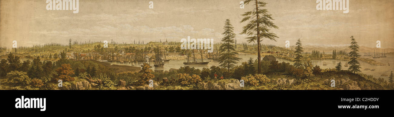 Victoria island canada map hi-res stock photography and images - Alamy