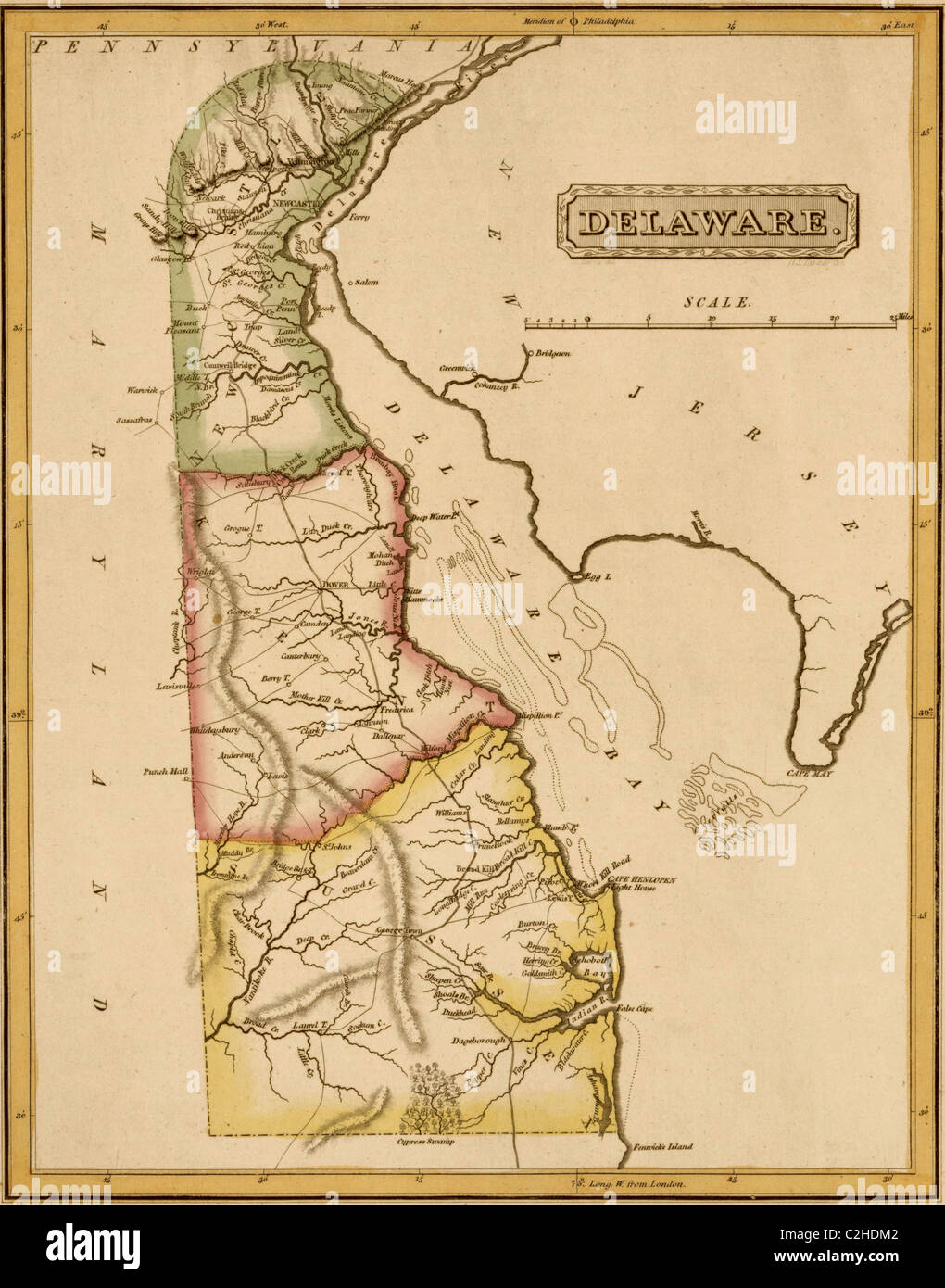 Delaware - 1817 Stock Photo - Alamy
